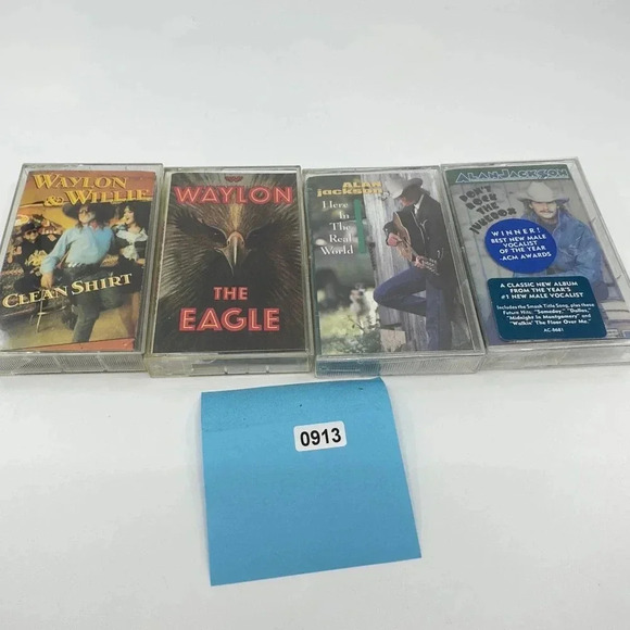 Sony | Media | Set Of 4 Cassette Waylon Willie Waylon Jennings Alan ...
